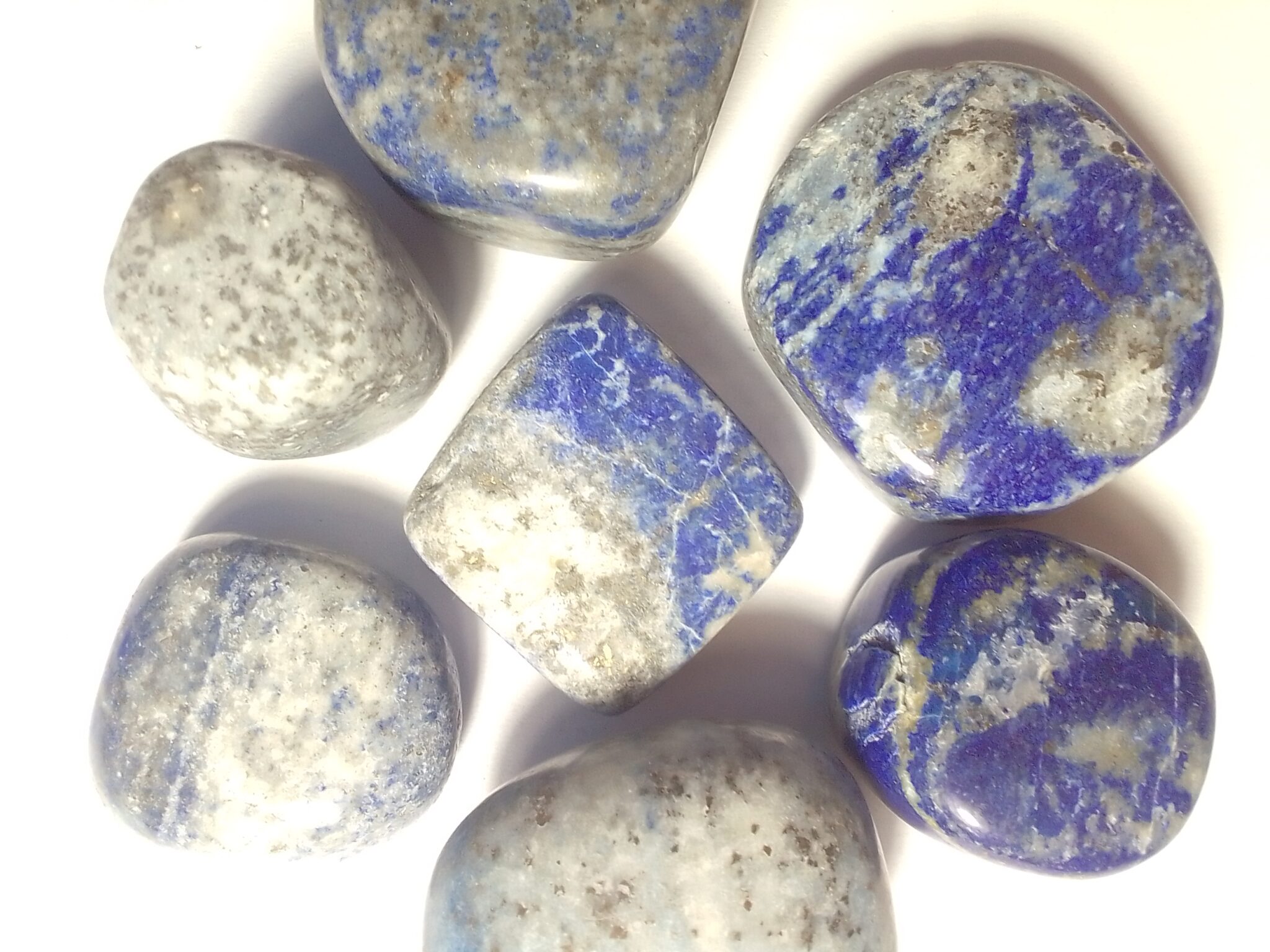 Lapis Lazuli Tumbled Stone (Small Rectangle) - Gems For Healing